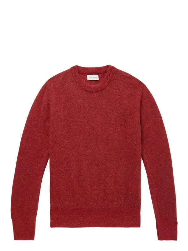Oliver Spencer Blenheim Knitted Sweater - Red