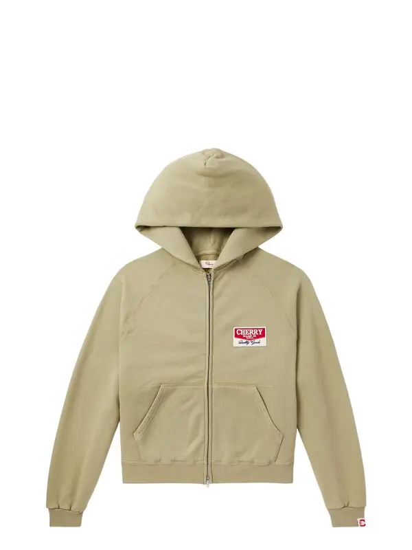 CHERRY LOS ANGELES Desert Gecko Zip-up Hoodie - Green