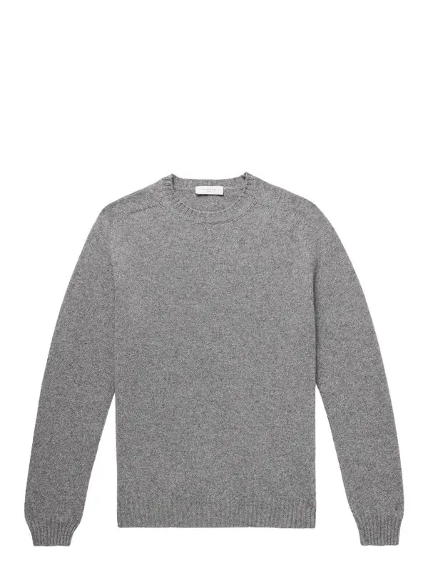 Boglioli Wool And Cashmere-blend Sweater - Gray