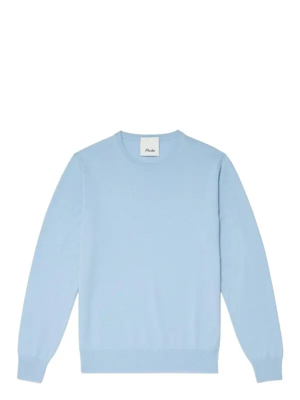 ALLUDE Cashmere Sweater - Blue