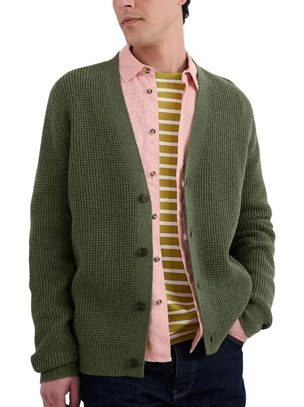 SEASALT CORNWALL Scott's Quay Cardigan - Dark Turf