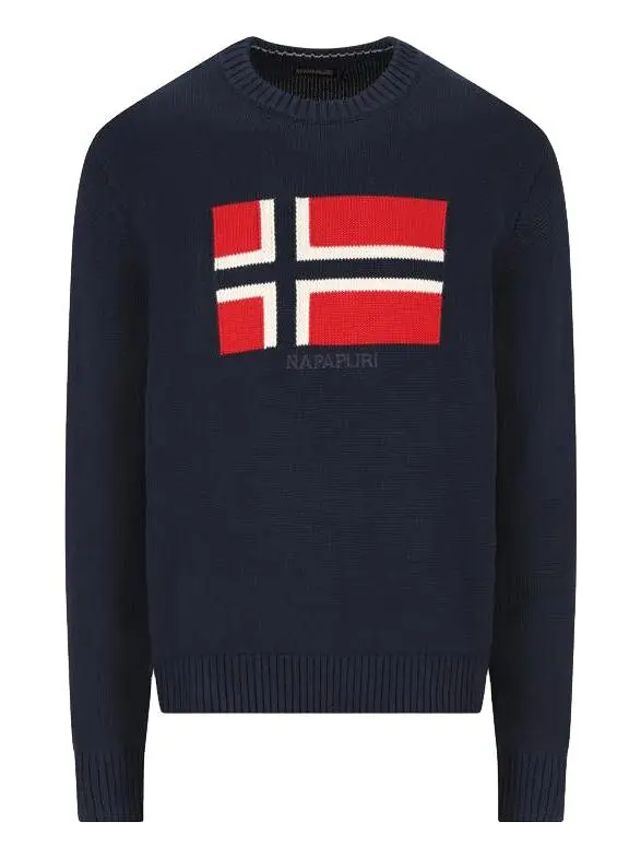 NAPAPIJRI Mura Crew Neck Sweater - Blue
