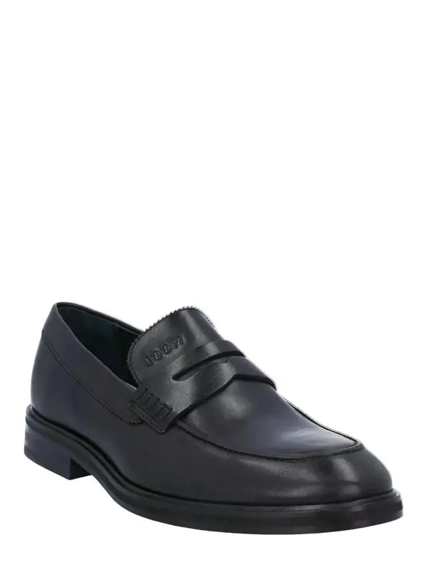 JOOP! Kleitos Penny Leather Loafers - Black