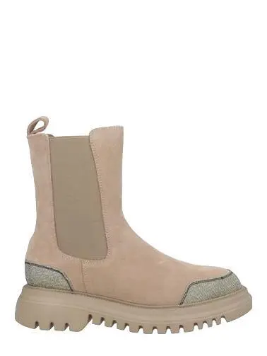 TOSCA BLU Suede Chelsea Boots - Beige