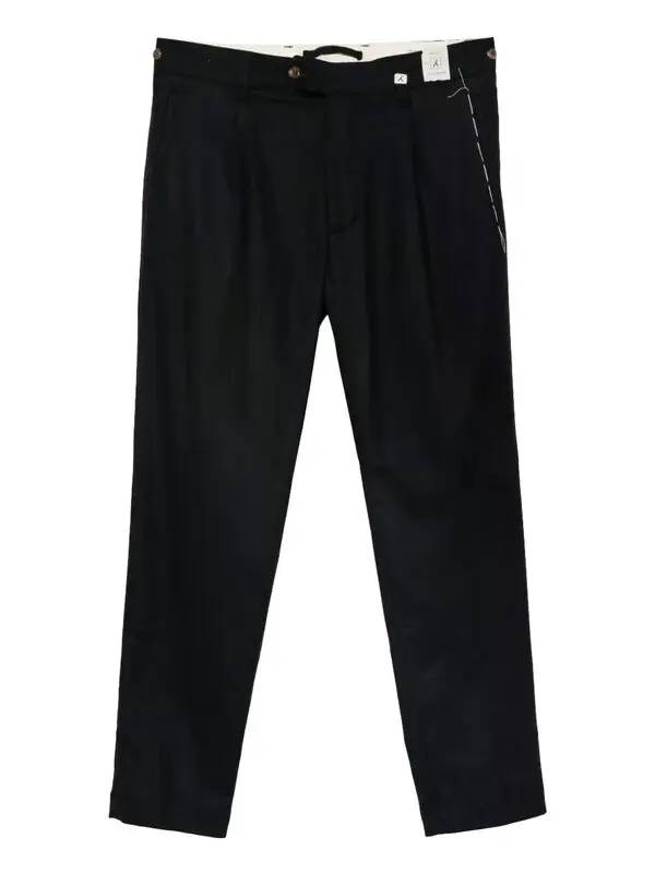 MYTHS Pleated-pocket Trousers - Blue