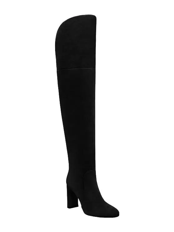 STUART WEITZMAN Babette Over-the-knee Tubo 85 Boots - Black Suede