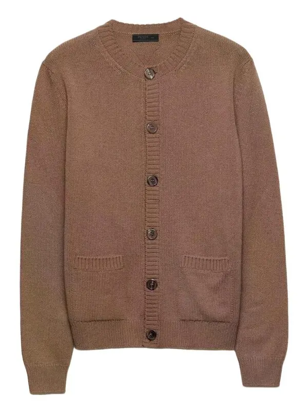 Prada Cashmere Cardigan - Brown