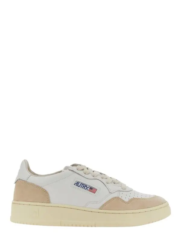 AUTRY Medalist Low Top Sneakers - Beige