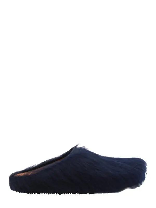 Marni Leather Fussbett Flats - Eclipse