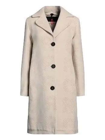 RRD Flannel Single-breasted Coat - Beige