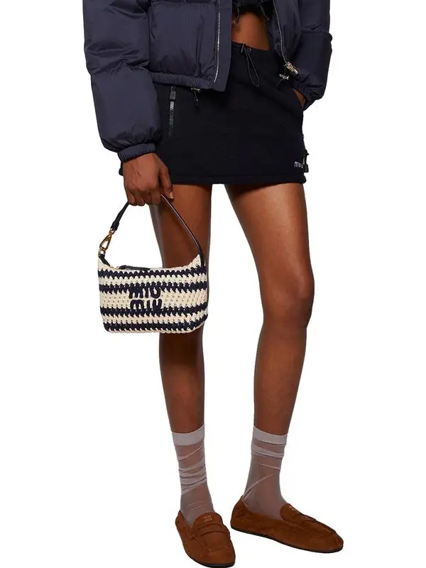 Miu Miu Suede Loafers - Brown
