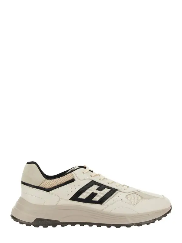 Hogan Hyperlight Leather Sneaker - Beige