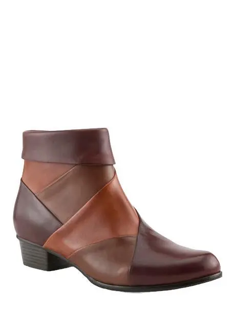 SPRING STEP SHOES Mayvilla Bootie - Camel Multi