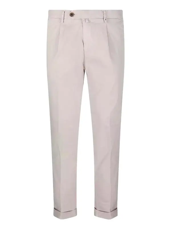 MYTHS Pleated-front Trousers - Neutrals