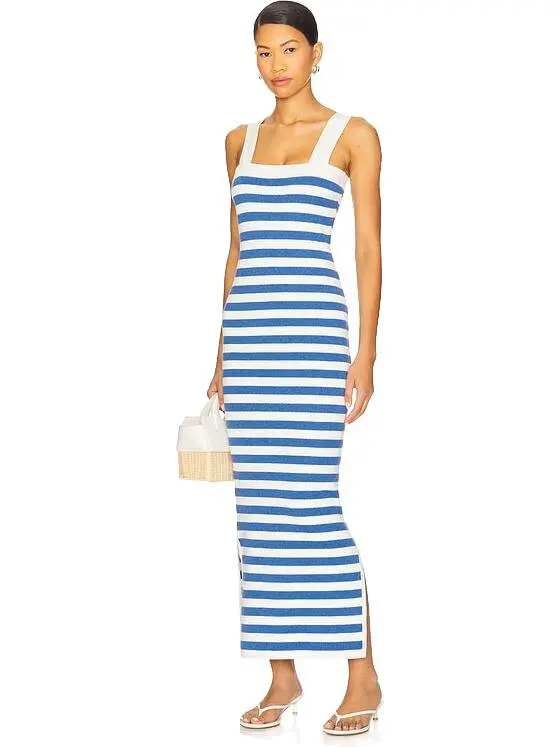 Posse Ari Knit Dress - Blue Stripe