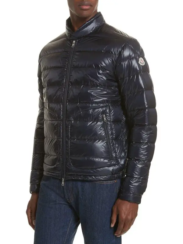 Moncler Acorus Down Quilted Jacket - Blue