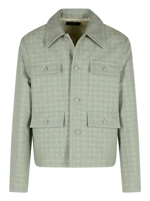 Amiri Light Cotton Blend Jacket - Blue