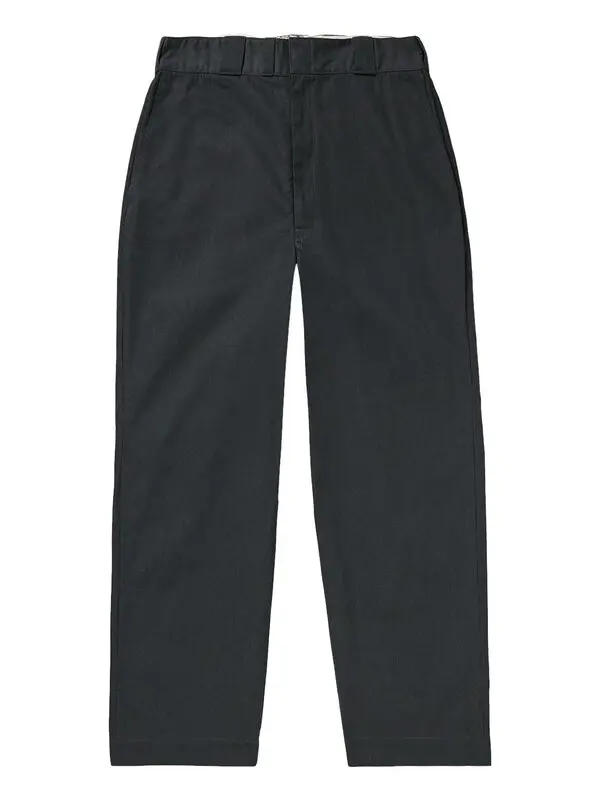 A.PRESSE Work Straight-leg Cotton-blend Chinos - Gray