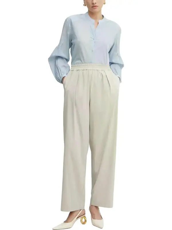 Hugo Boss Balloon-sleeve Shirt - Blue