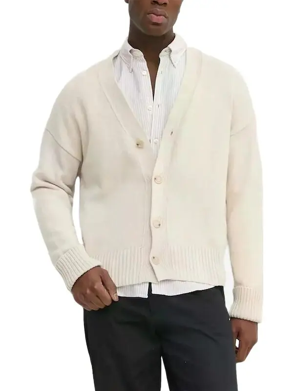 Hugo Boss Button-up Cardigan - Neutrals