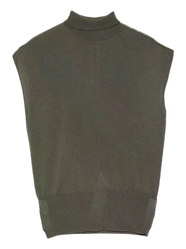 Rick Owens Concordians Sl High-neck Top - Green