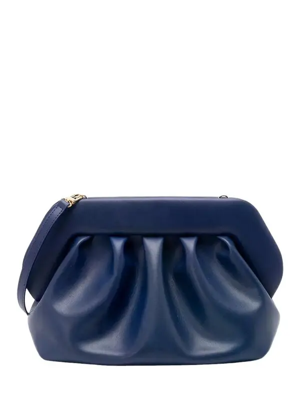 THEMOIRE Pleated-frame Clutch - Blue
