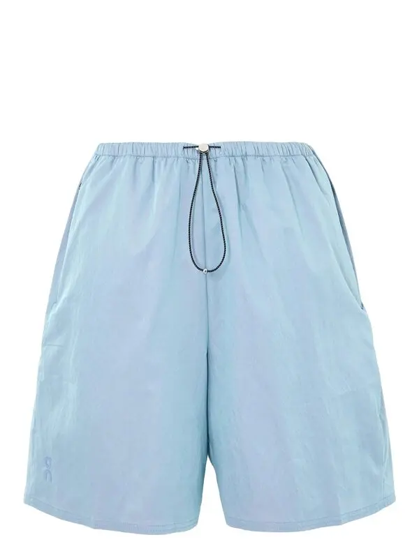 On Gloria Iridescent Recycled-shell Shorts - Blue