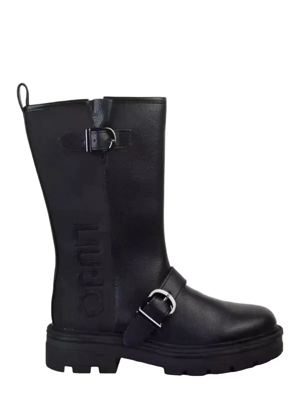Liu Jo Buckle-detail Zipped Boots - Black