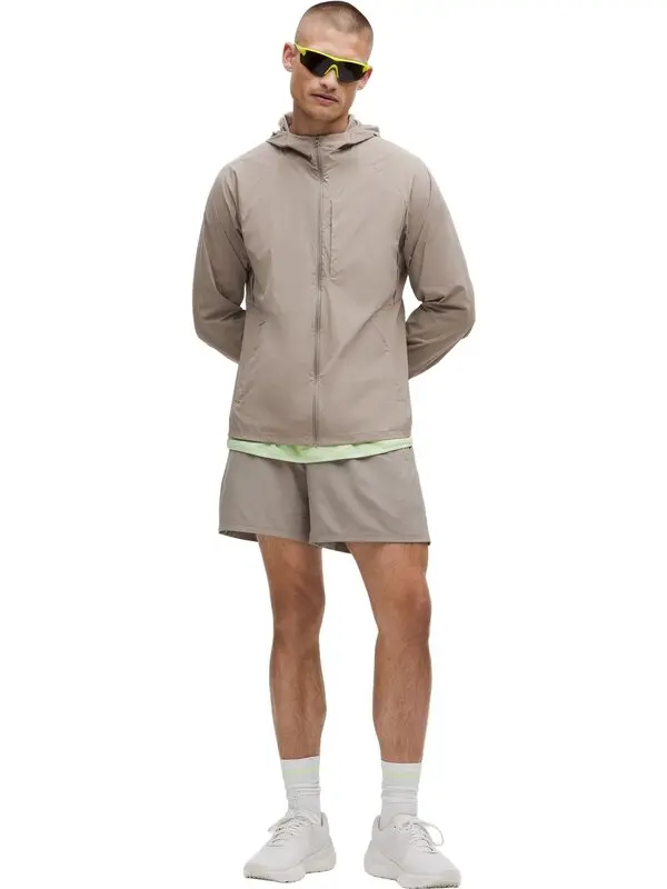 Lululemon Fast And Free Jacket - Warm Ash Grey