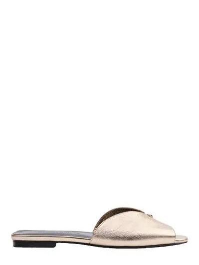 TIANNIA BARNES Taylor Slide - Metallic Gold