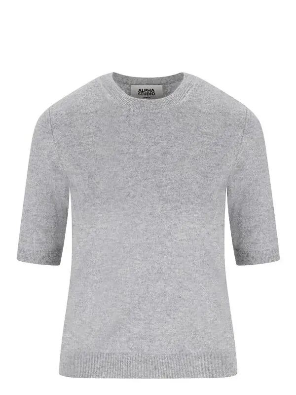 Alpha Studio Cashmere Jersey - Pearl