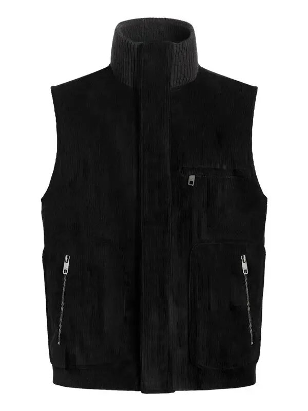 Dolce & Gabbana Corduroy Gilet - M0682 Ebony