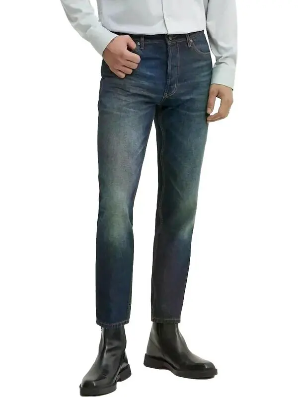 Hugo Boss Logo-appliqué Jeans - Blue