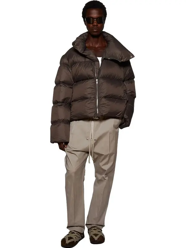 Rick Owens Quilted Nylon Jacket - Brown