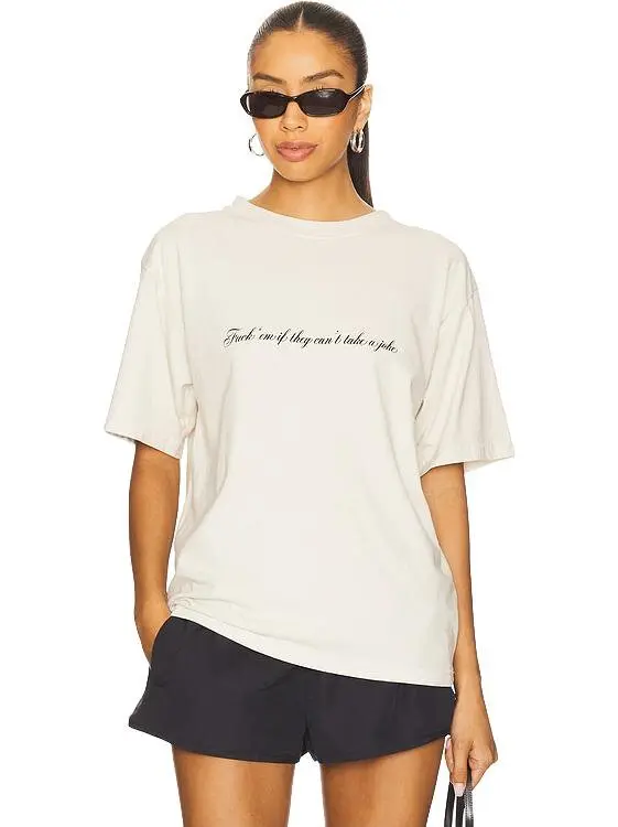 REMINGTON STONE Joker Tee - Bone
