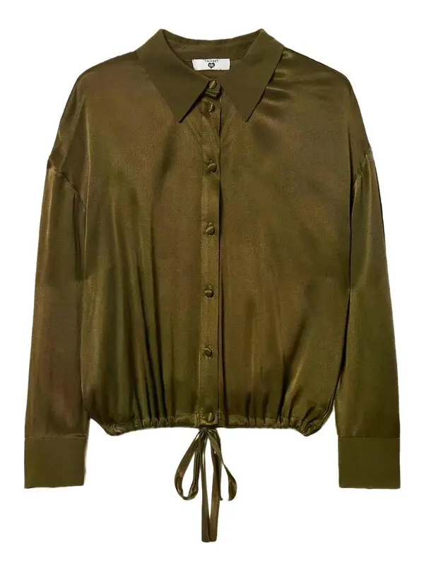 TWINSET Drawstring Shirt - Green