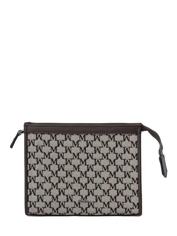 Max Mara Monogram Pouch - Brown