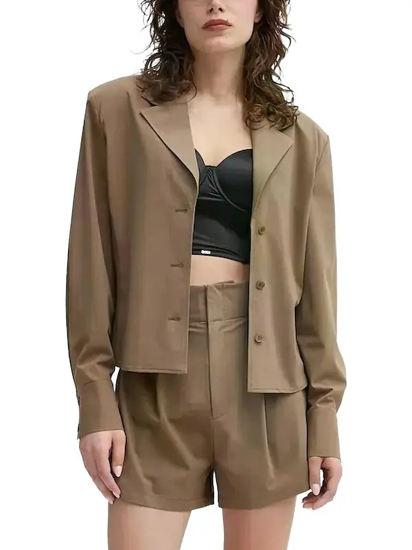 ISABELLE BLANCHE Button-cuff Blazer - Neutrals
