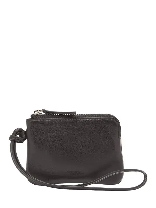 NOTHING WRITTEN Mini Coin Purse - Black