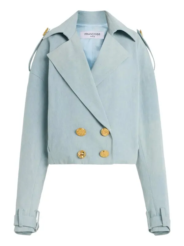 Françoise Exclusive Bijou Cotton Jacket - Medium Wash
