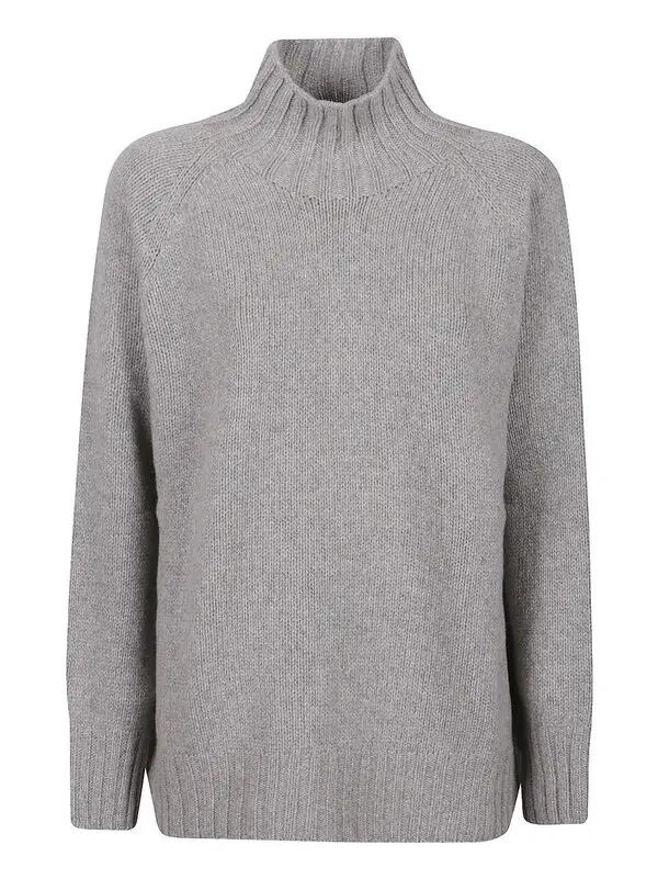 ARAGONA Raglan Cashmere Sweater - Beige
