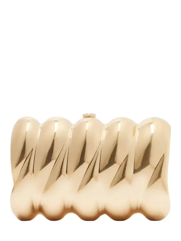 Simkhai Reya Clutch - Gold