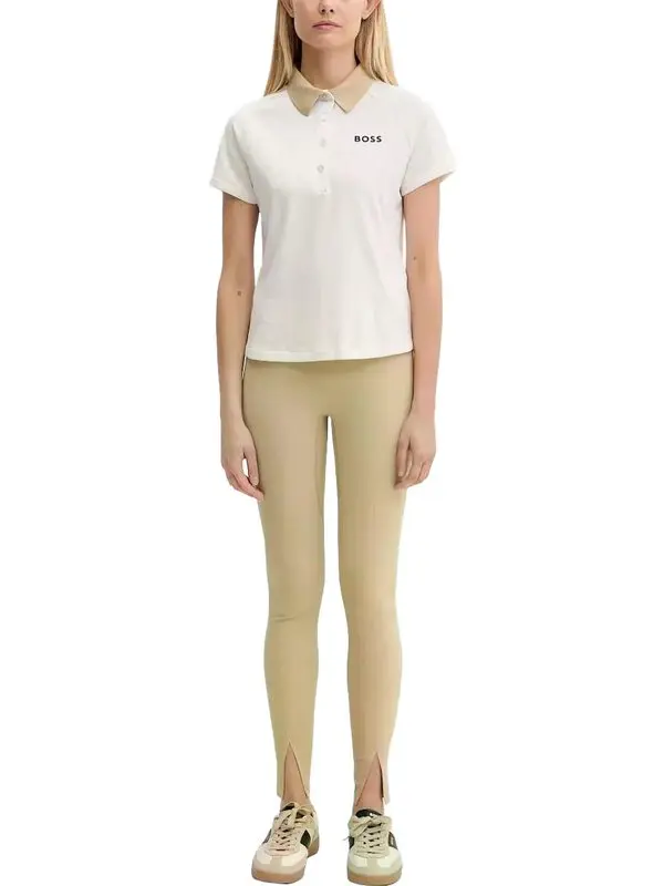 Hugo Boss Contrast-collar Polo Shirt - Neutrals