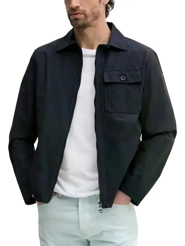 Geox Vincit Zip-up Shirt Jacket - Blue