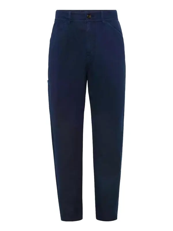 Brunello Cucinelli Gabardine Trousers - Blue
