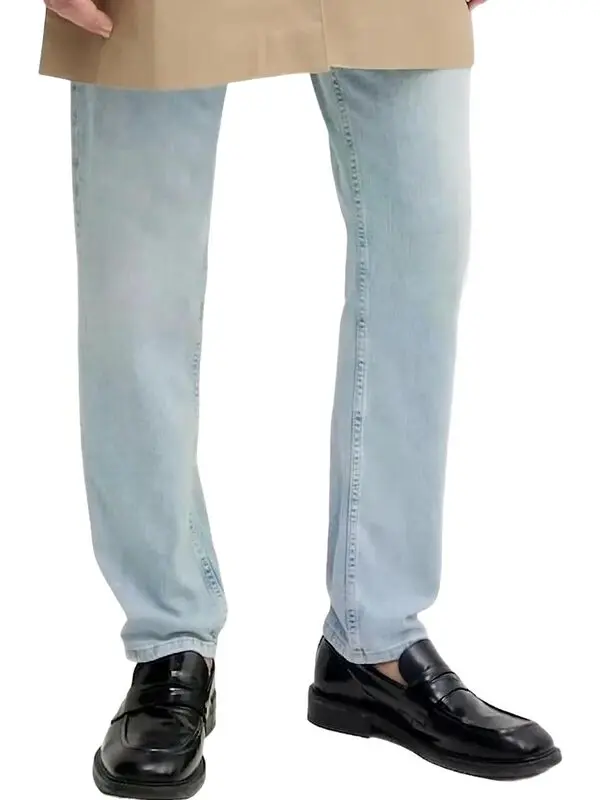 Hugo Boss Logo-plaque Jeans - Blue