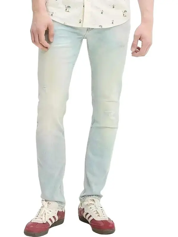 Hugo Boss Logo-plaque Slim-fit Jeans - Blue