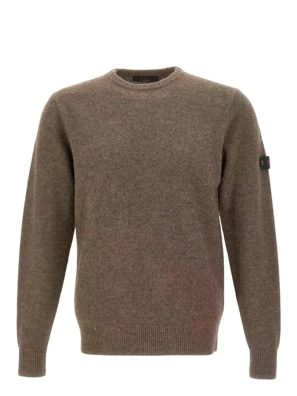 Peuterey Logo-patch Sweater - Brown