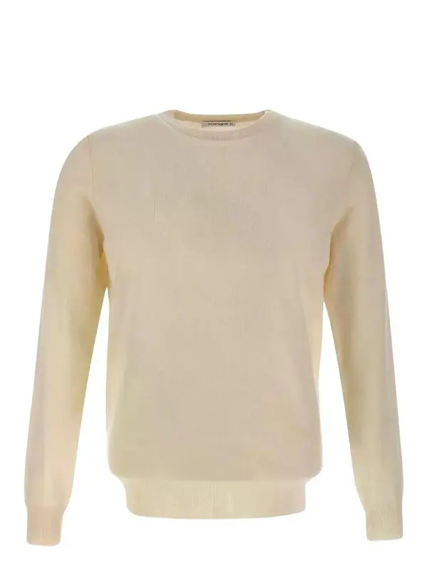 KANGRA Crew-neck Sweater - Neutrals