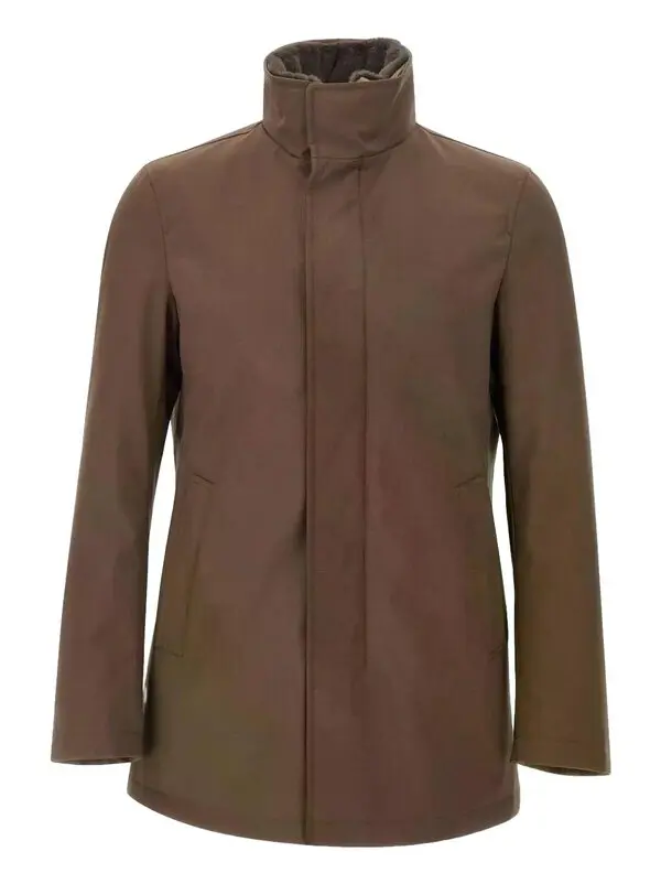 Herno Stand-collar Parka - Brown